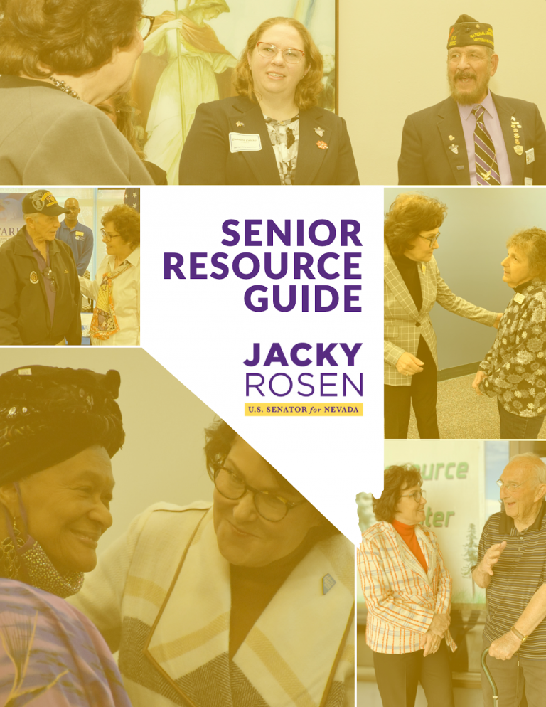 During Older Americans Month, Rosen Unveils Senior Resource Guide to ...