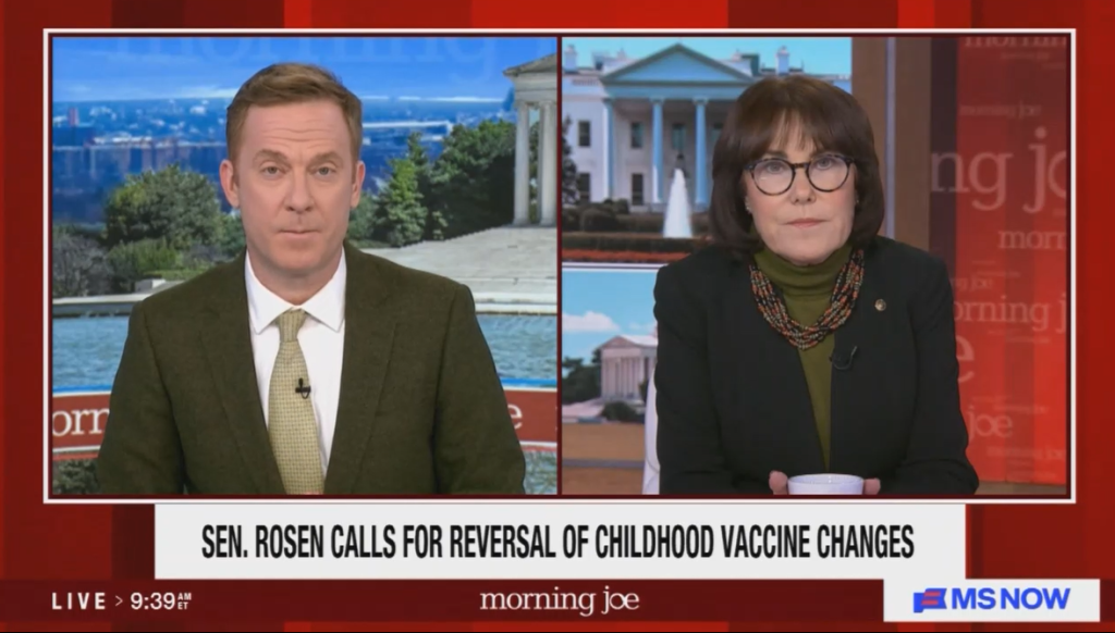 ICYMI: Rosen on Morning Joe: Trump Administration’s Vaccine Change will ...